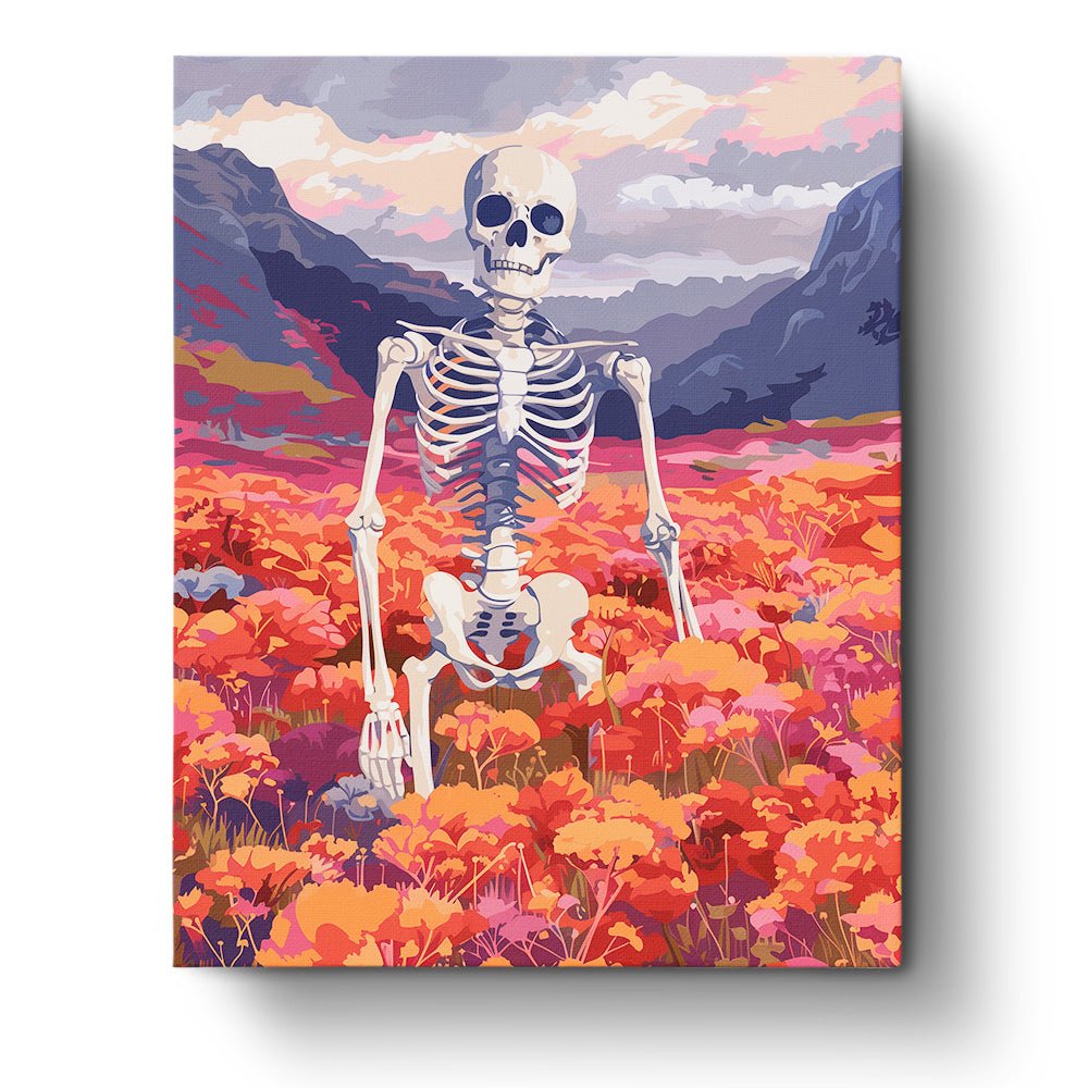 Field of Bones - Skeleton - Paint By Numbers – miicreative